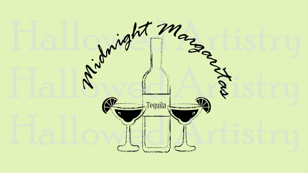 Midnight Margaritas - Practical Magic SVG File | Vector Image to Make T Shirt, Tote Bag ...