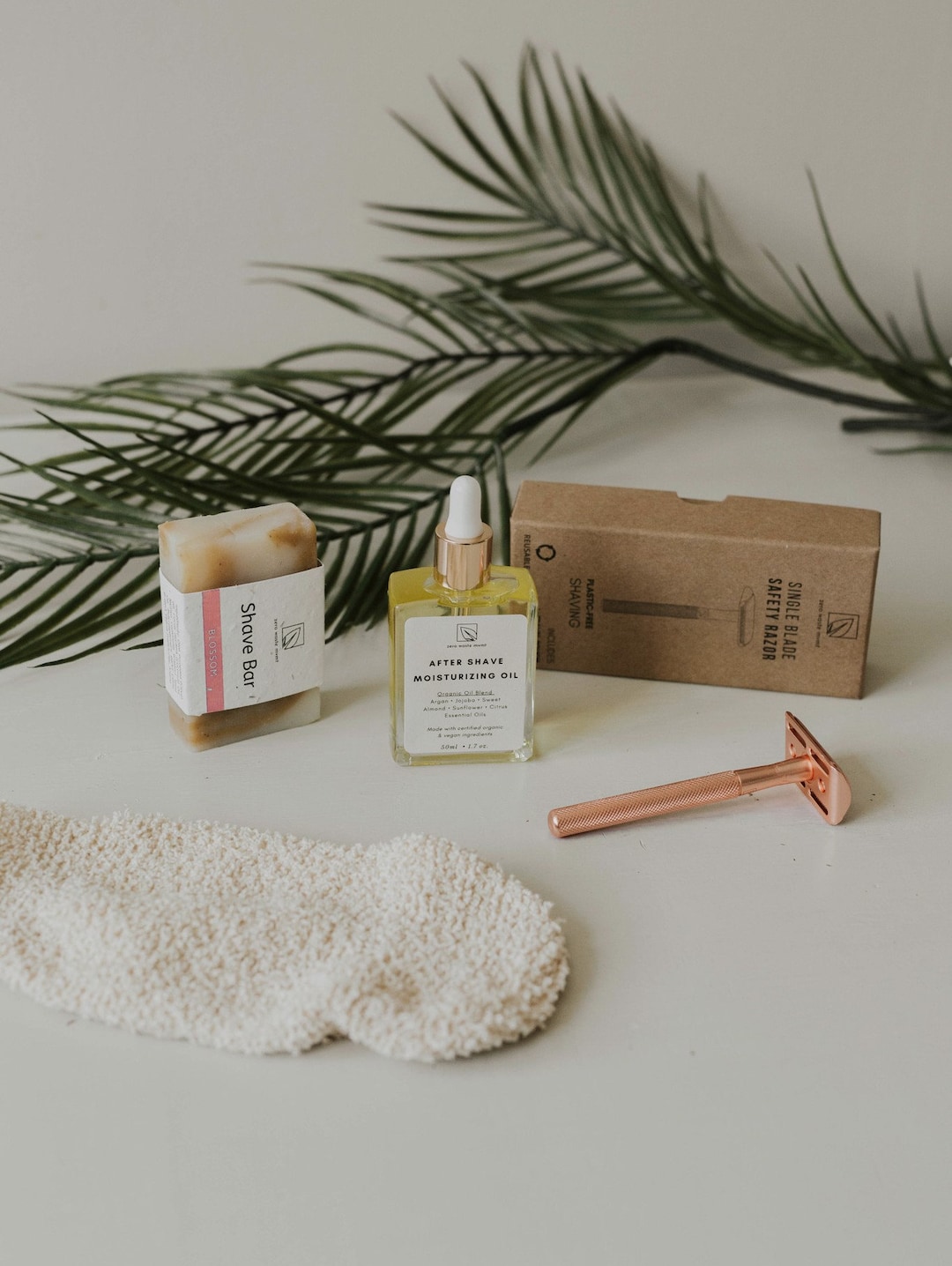 Sustainable Shaving Bundle Zero Waste Safety Razor With Organic Shave ...