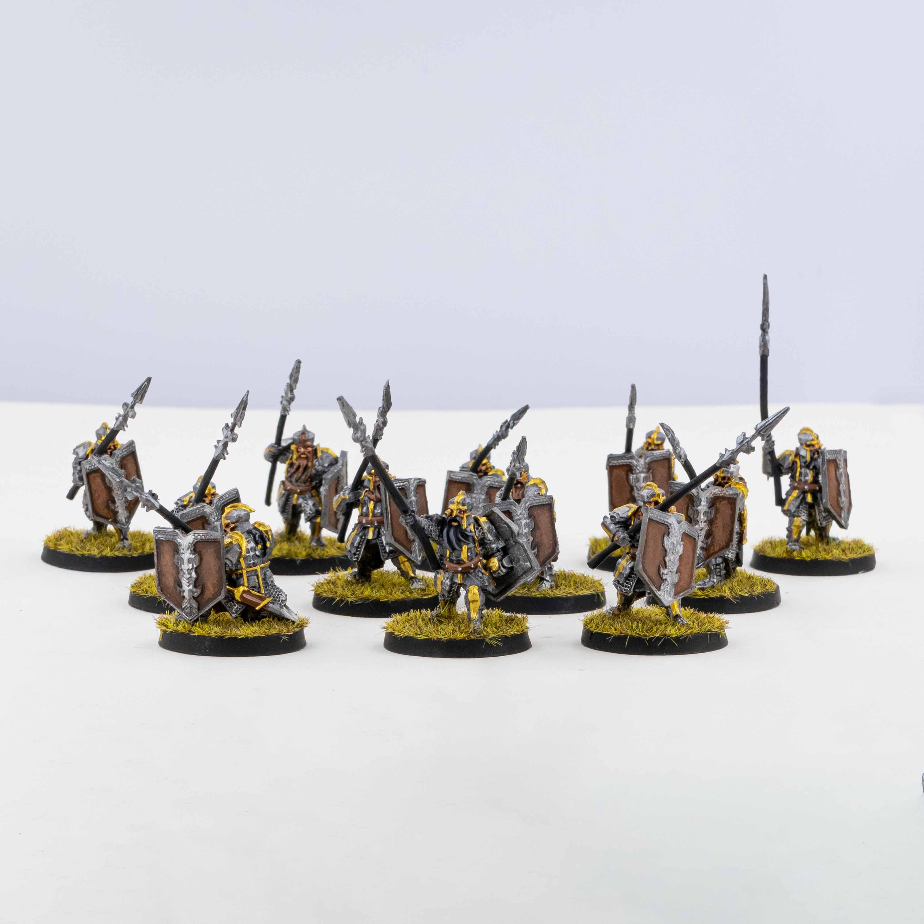 Iron Hills Dwarf Warriors Painted 12 Miniatures - Etsy