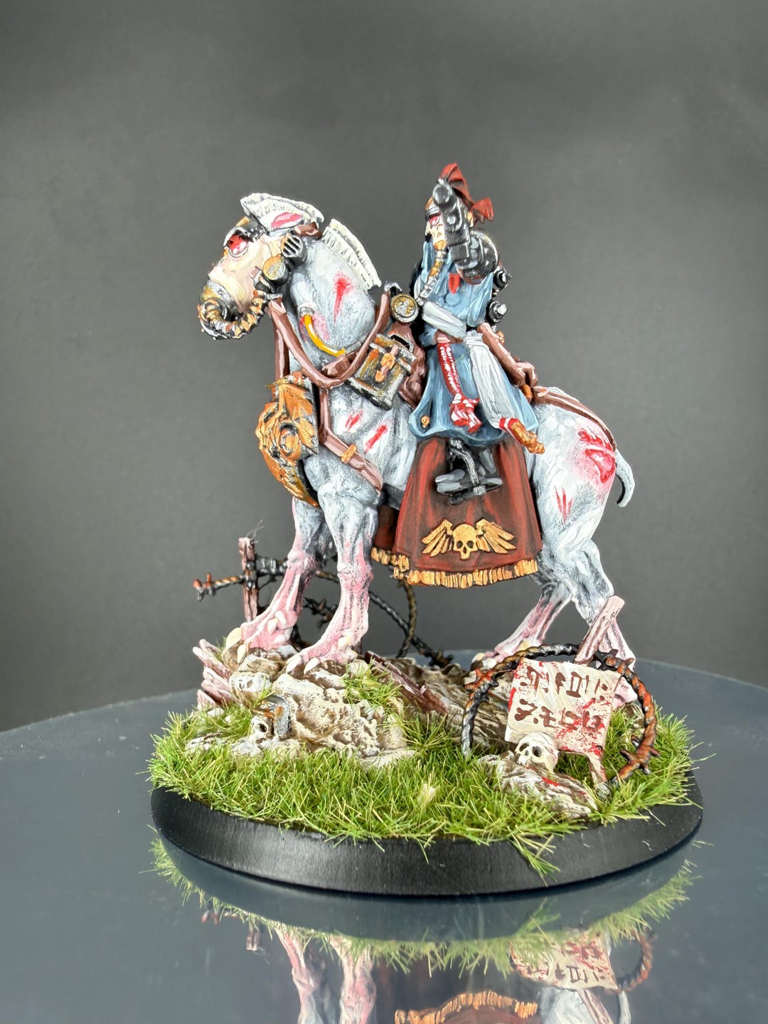 Hand Painted Lord Marshal Dreir Miniature, Fantasy Commander Miniature ...