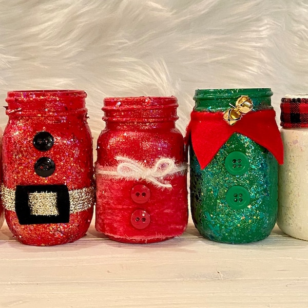 Mason Jar Elves - Etsy