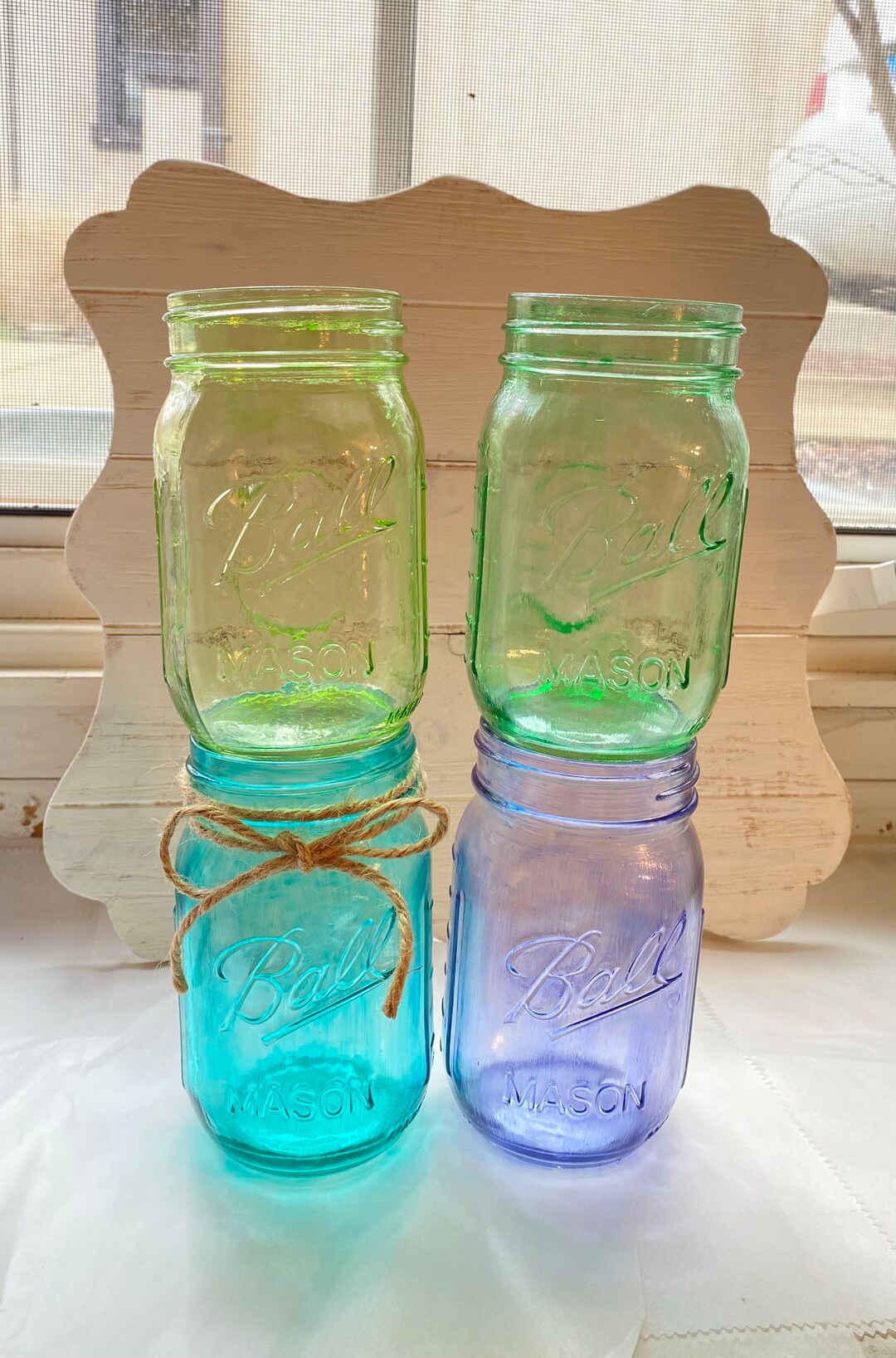 Sea Glass Mason Jars - New Colors Edition - Etsy