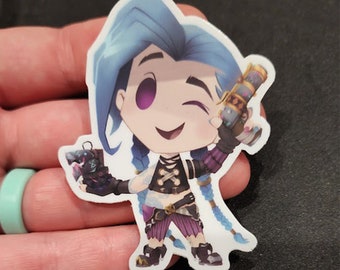 Jinx Vinyl Sticker - Etsy