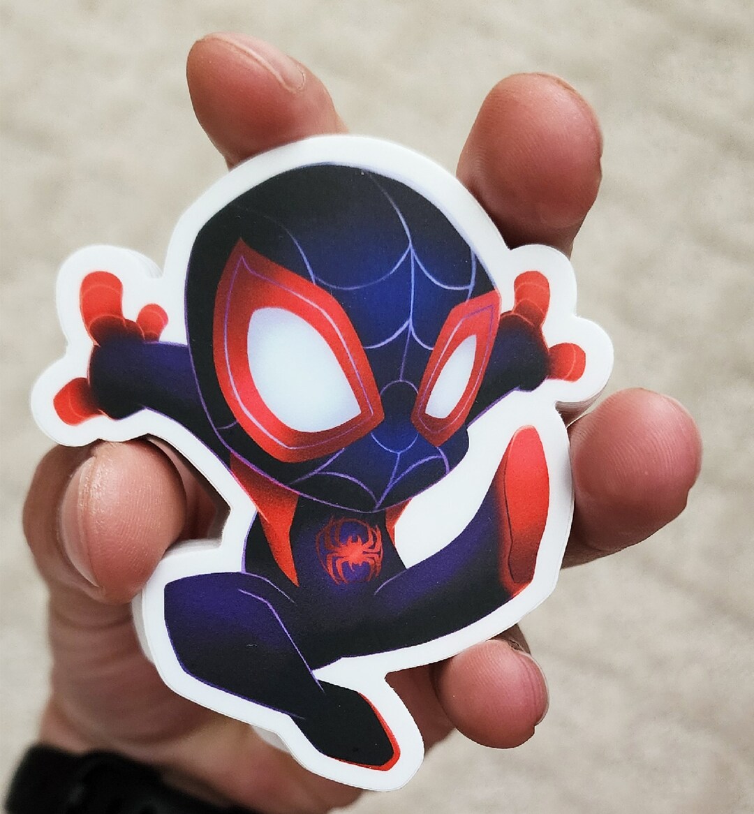 Miles Morales Spiderman Sticker - Etsy