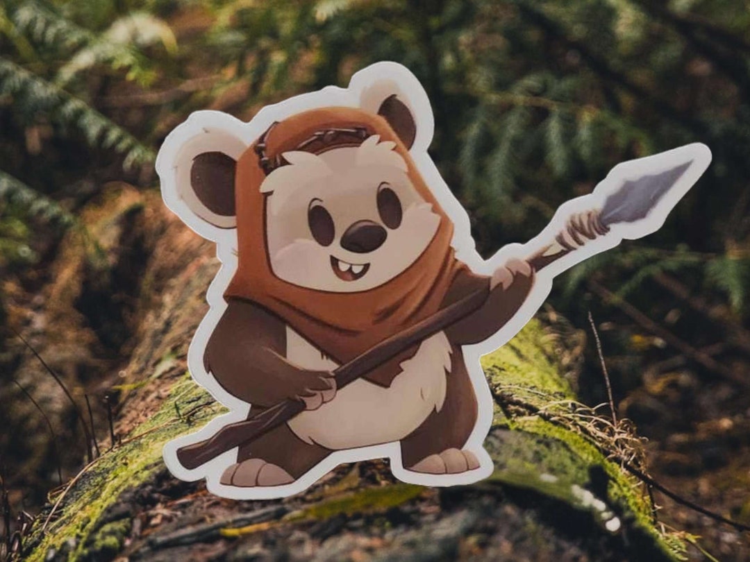 Ewok Wicket Star Wars Sticker - Etsy