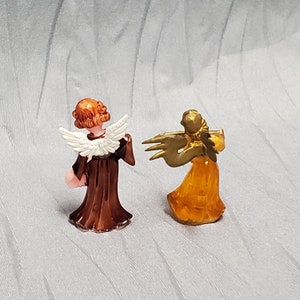 Vintage Plastic Angel Figures - Etsy