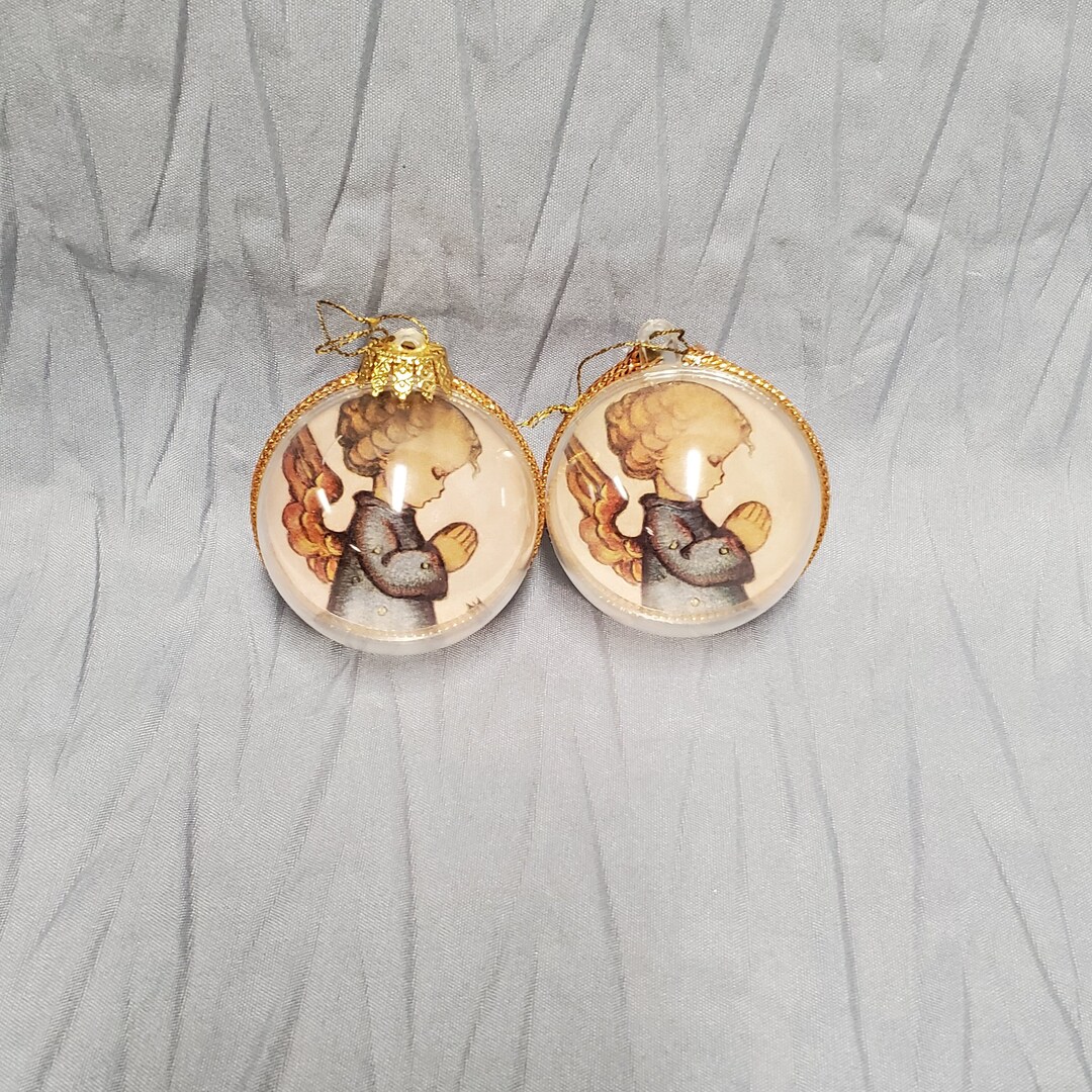 Vintage Hummel Angel Diorama Ball Ornament - Etsy