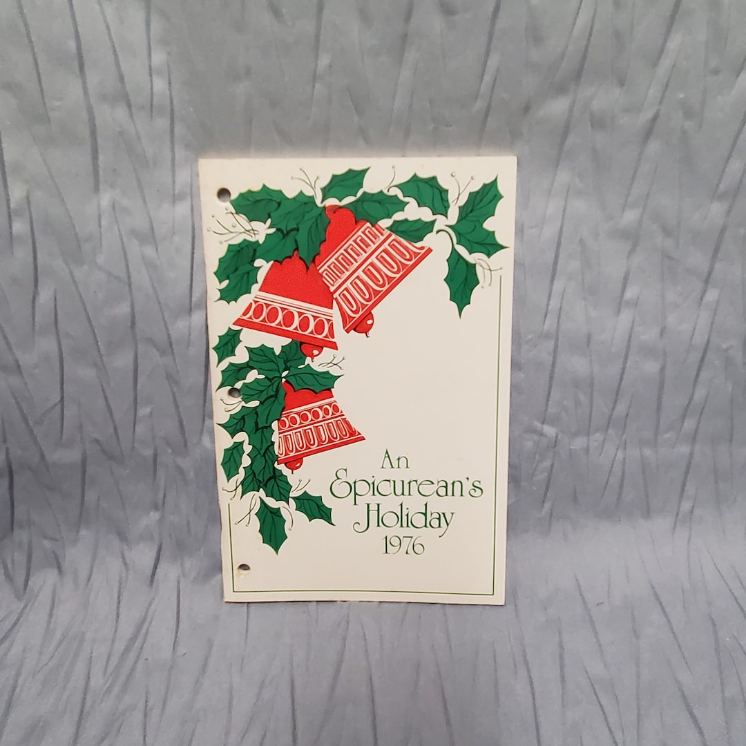 An Epicurean's Holiday 1976 Cook Book - Etsy