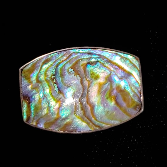 Vintage Ariki Ataahua Sterling Silver Paua Abalone Brooch New - Etsy