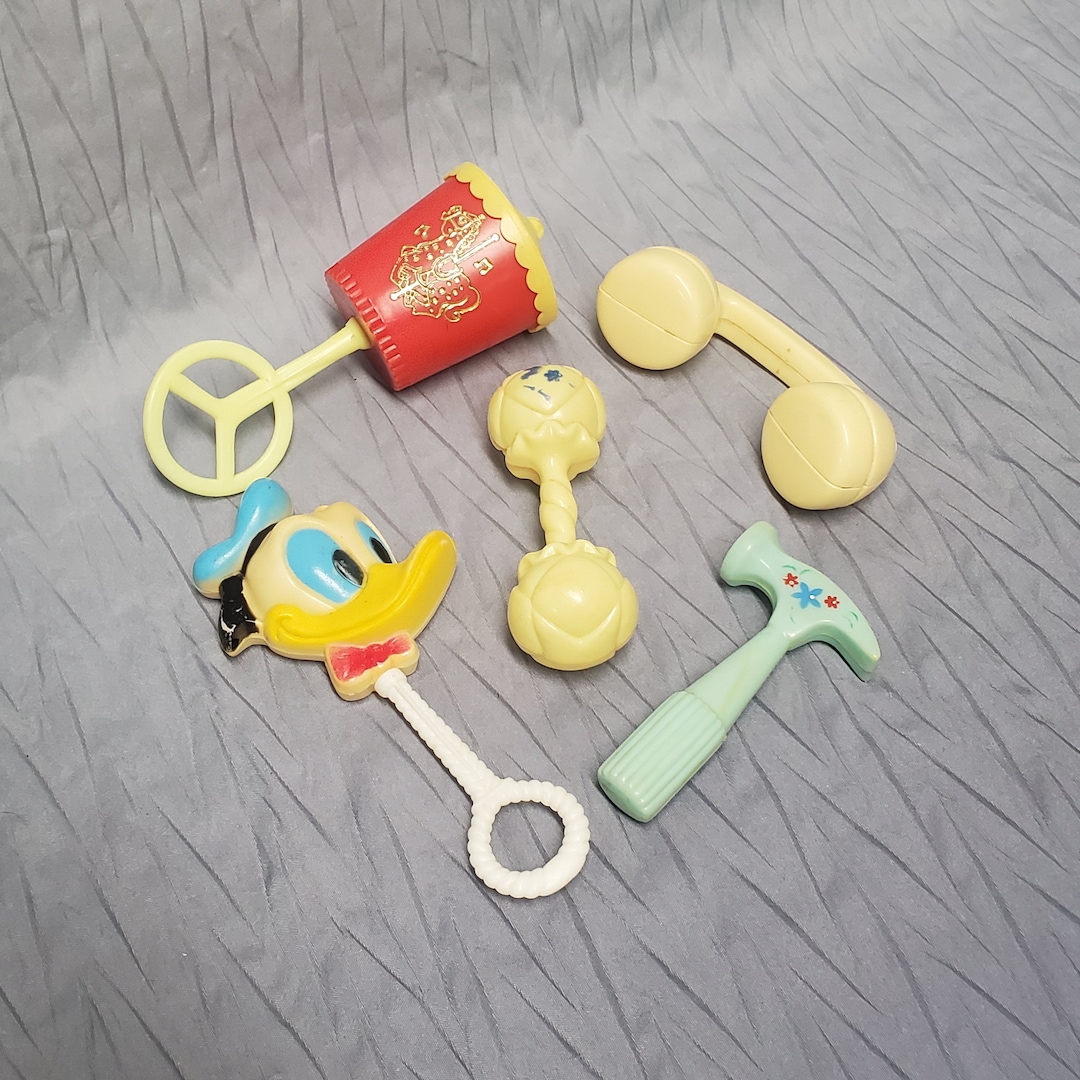 Vintage Plastic Baby Rattles - Etsy