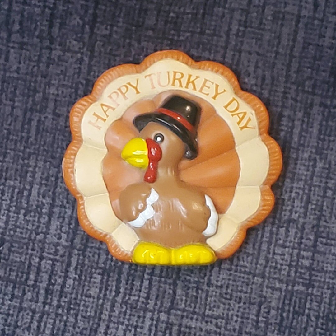 RUSS Thanksgiving Turkey Pin - Etsy