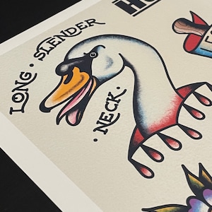 Hot Fuzz Inspired High Quality A4 Tattoo Flash Sheet - Etsy