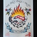 Grade 2 “only Ones I Trust” Inspired A4 High Quality Tattoo Flash Style ...