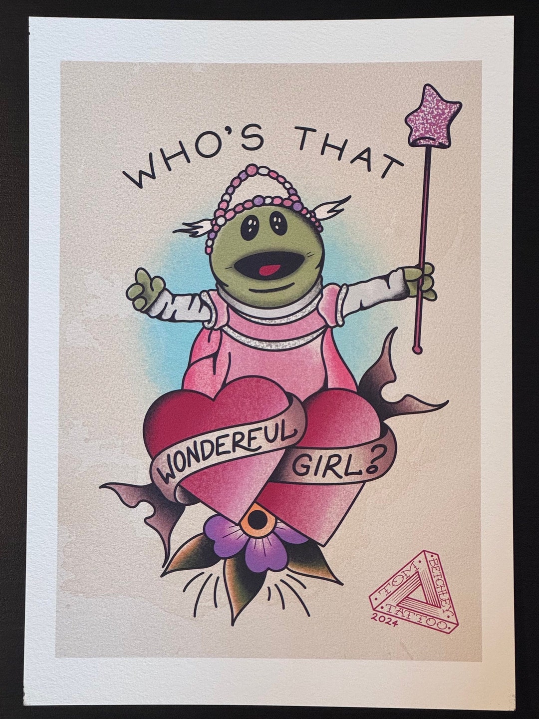 Nanalan “who’s That Wonderful Girl” Inspired Tattoo Flash Style High ...