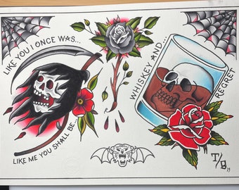 Traditional Flash Sheet - Etsy