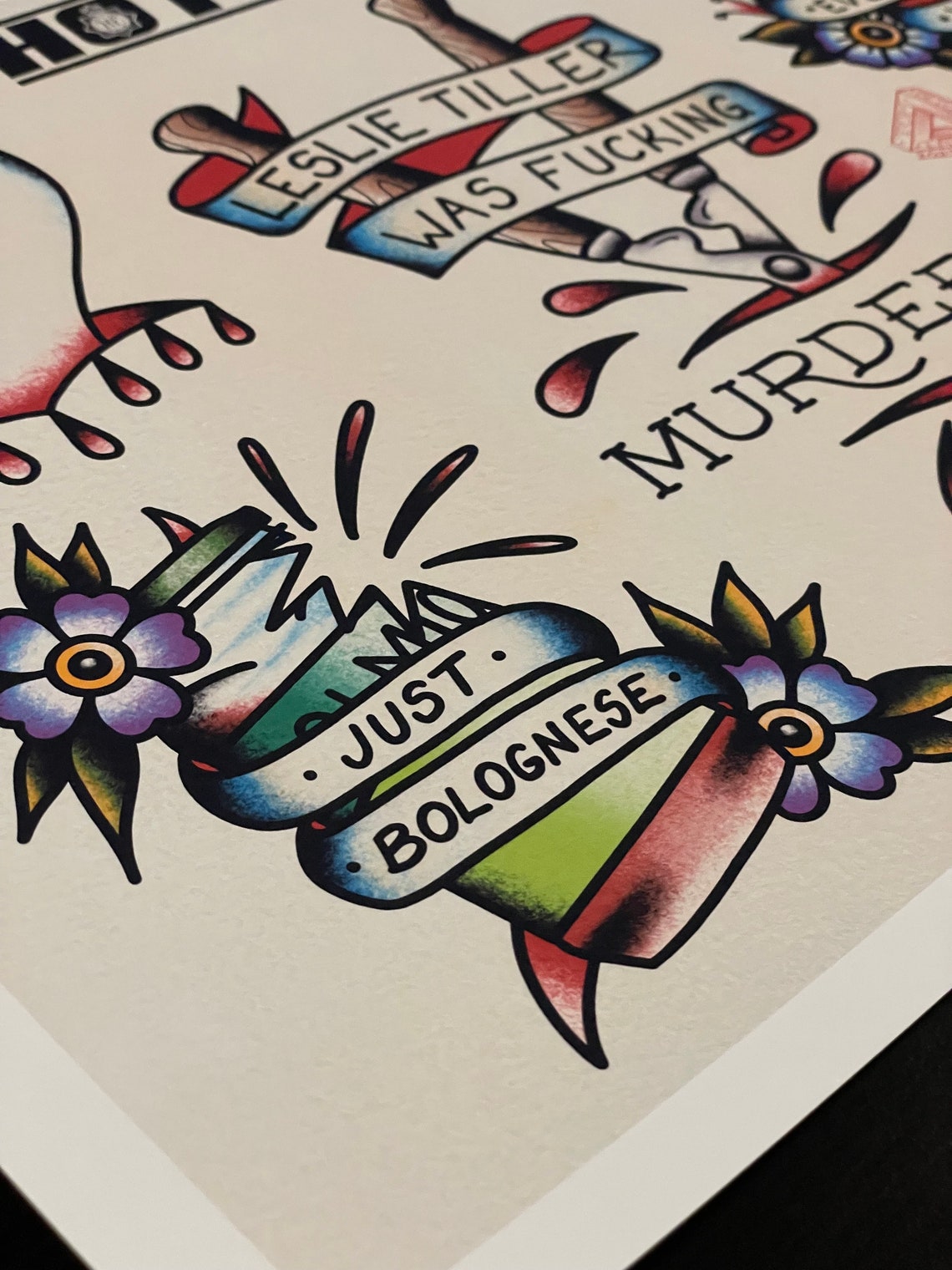 Hot Fuzz Inspired High Quality A4 Tattoo Flash Sheet - Etsy