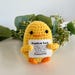 Positive Duck With a Positive Affirmation Message | Animal Crochet ...