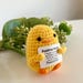 Positive Duck With a Positive Affirmation Message | Animal Crochet ...