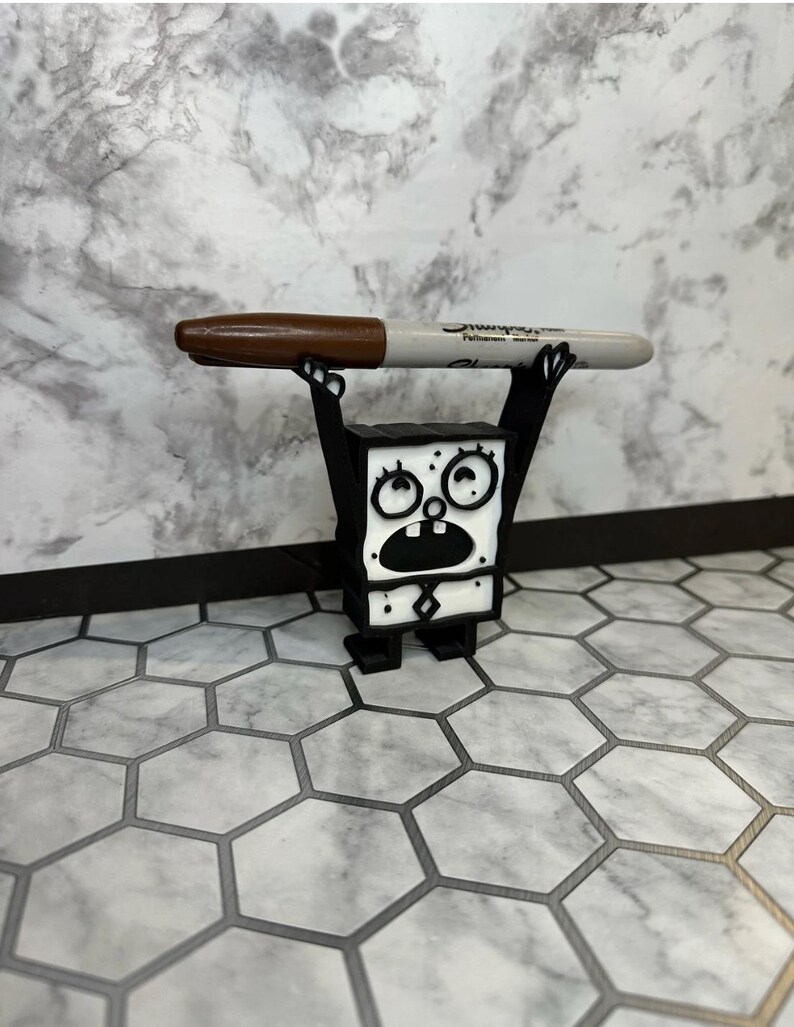 Doodlebob Pencil Holder | 3D Print | Desk Toy | Accessory | Doodle ...