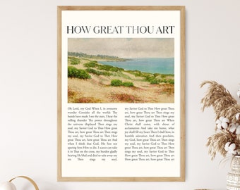 Lord Jesus My Shepherd Watercolor Wall Art Poster Bible Scene Modern ...