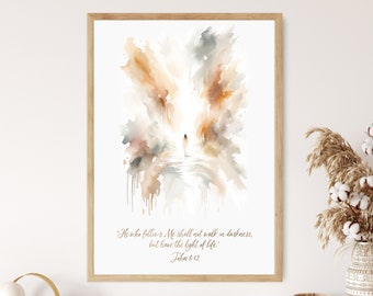 Creation of the World Poster Holy Bible God Print Home Decor Frame ...