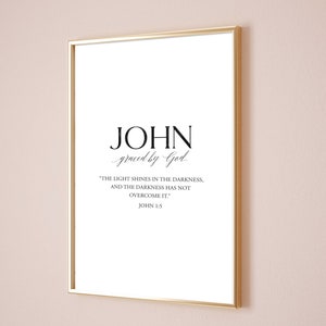 Personalized Name Meaning Sign Custom Biblical Name Definition Wall Art ...