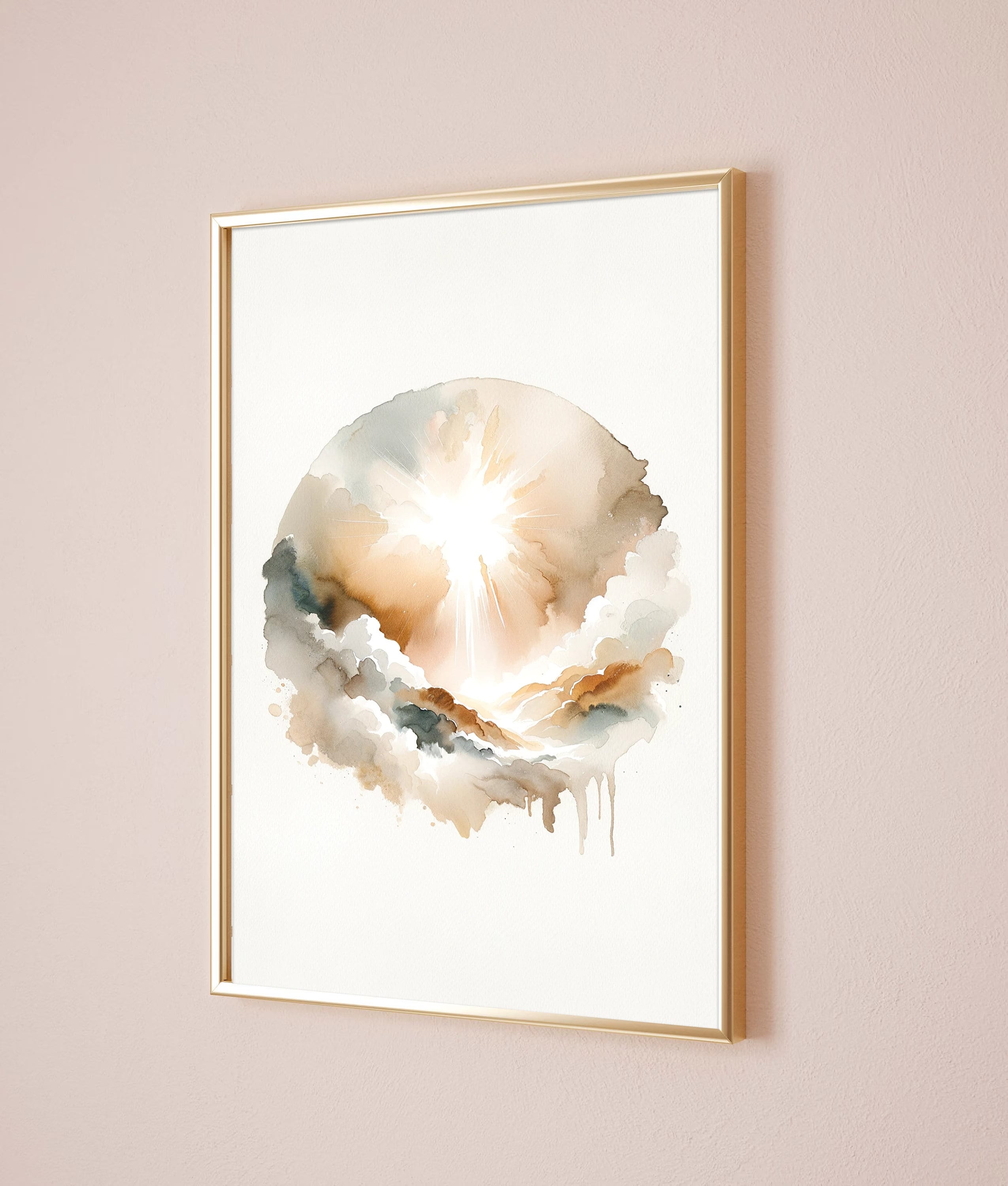Creation of the World Poster Holy Bible God Print Home Decor Frame ...