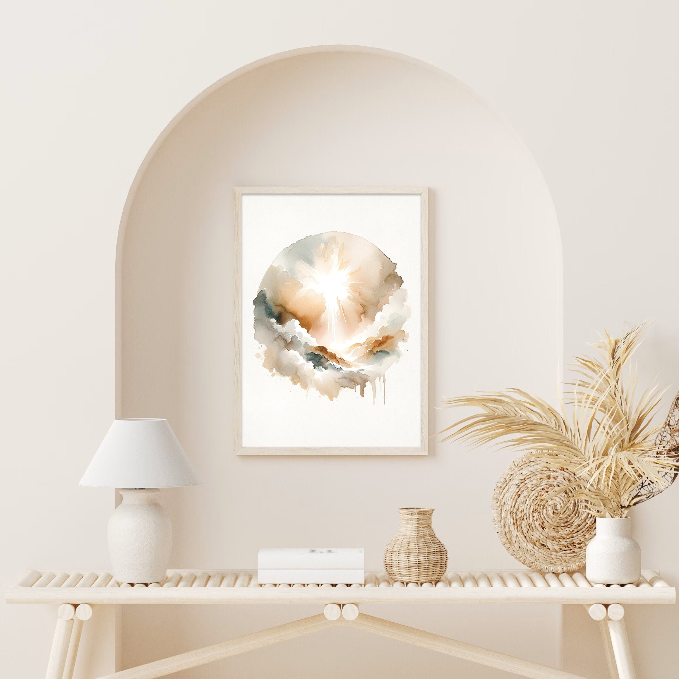 Creation of the World Poster Holy Bible God Print Home Decor Frame ...