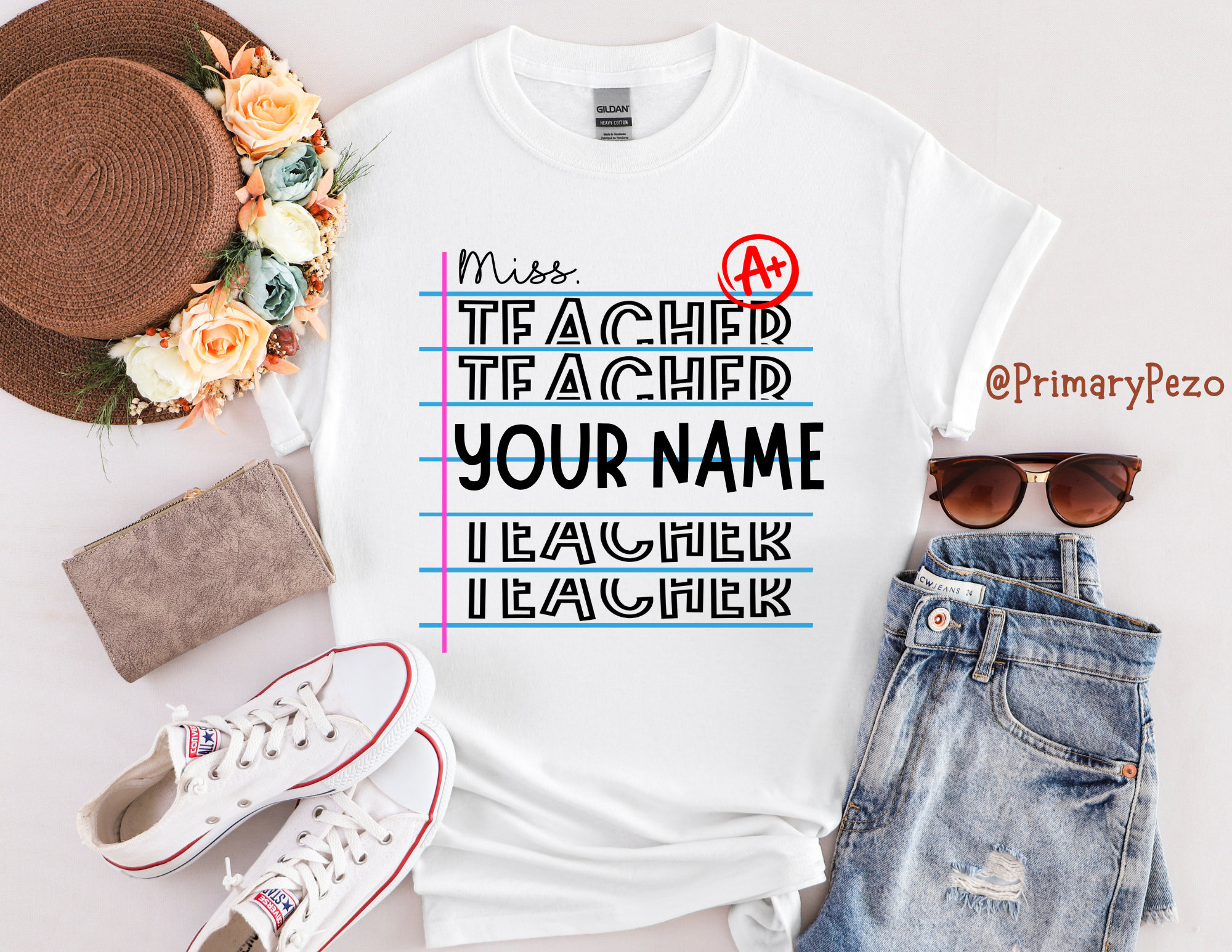 Personalized Teacher Shirt, Journal Shirt, Back to School Shirt ...