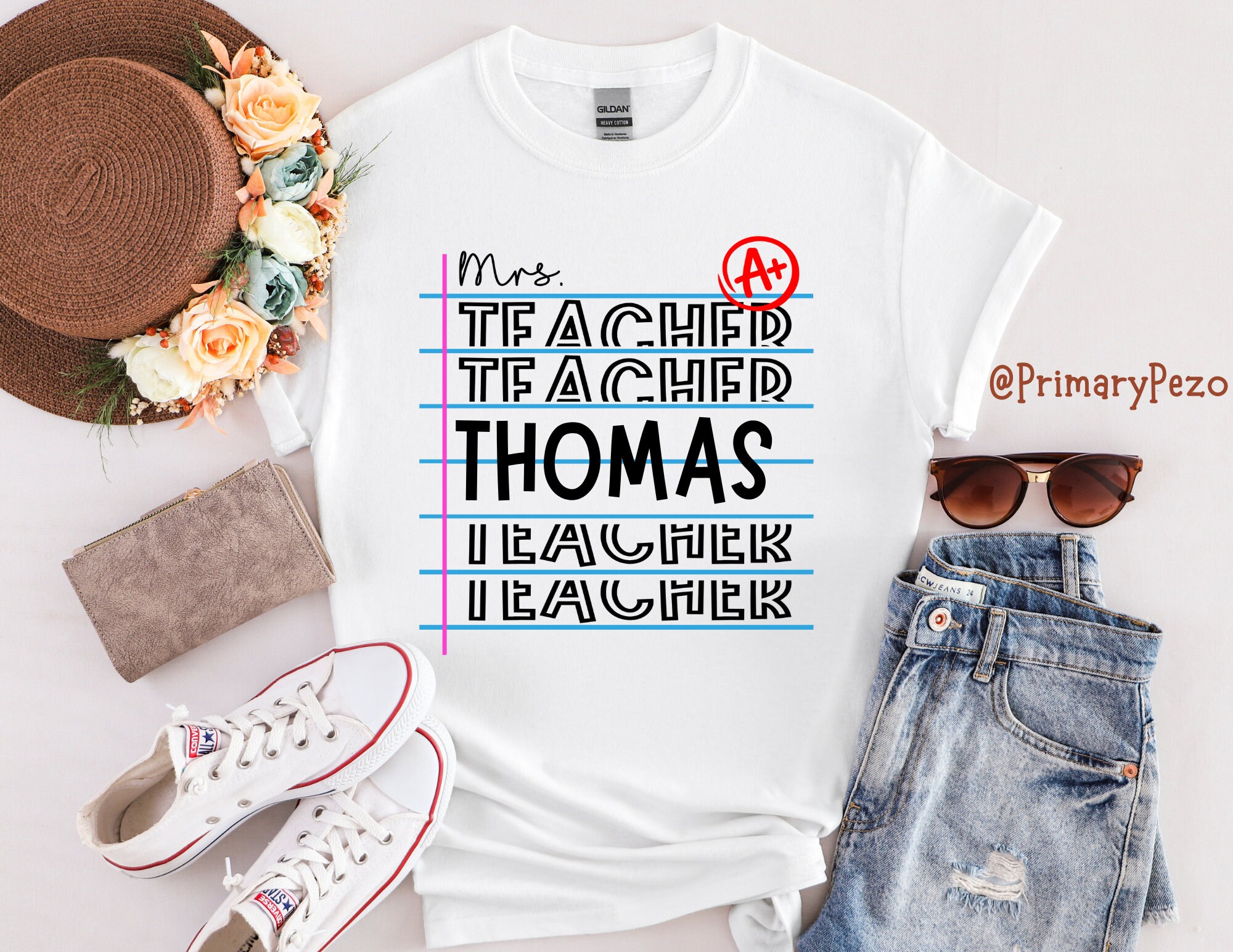 Personalized Teacher Shirt, Journal Shirt, Back to School Shirt ...