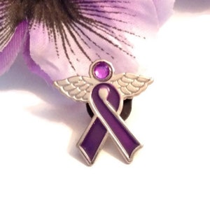 Purple Ribbon - Etsy