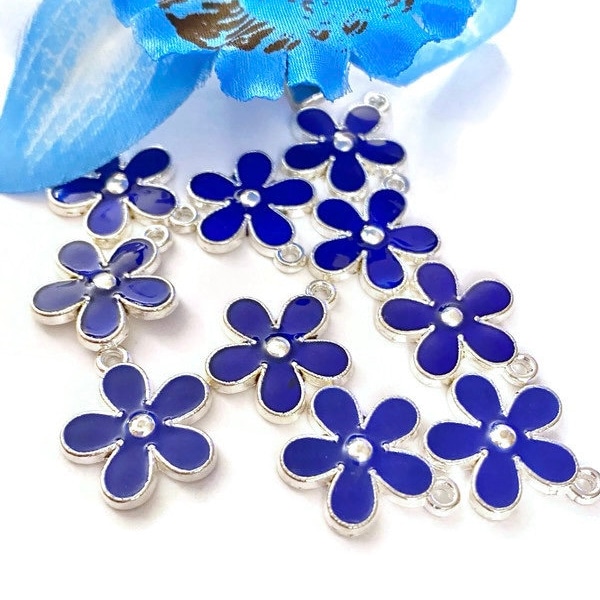 Forget Me Not Charm - Etsy