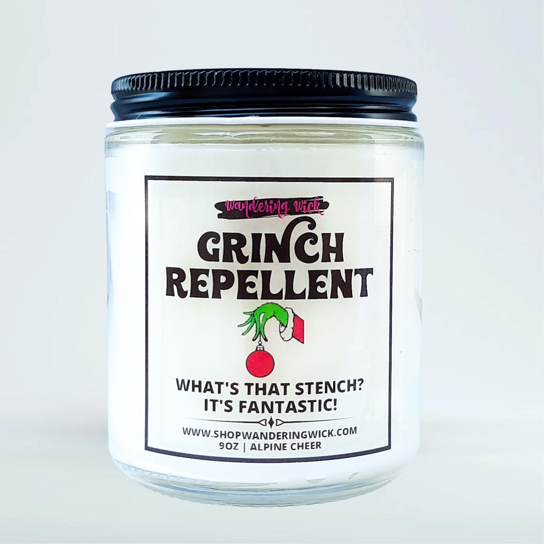 Alpine Cheer Scented Candle Grinch Repellent What's - Etsy