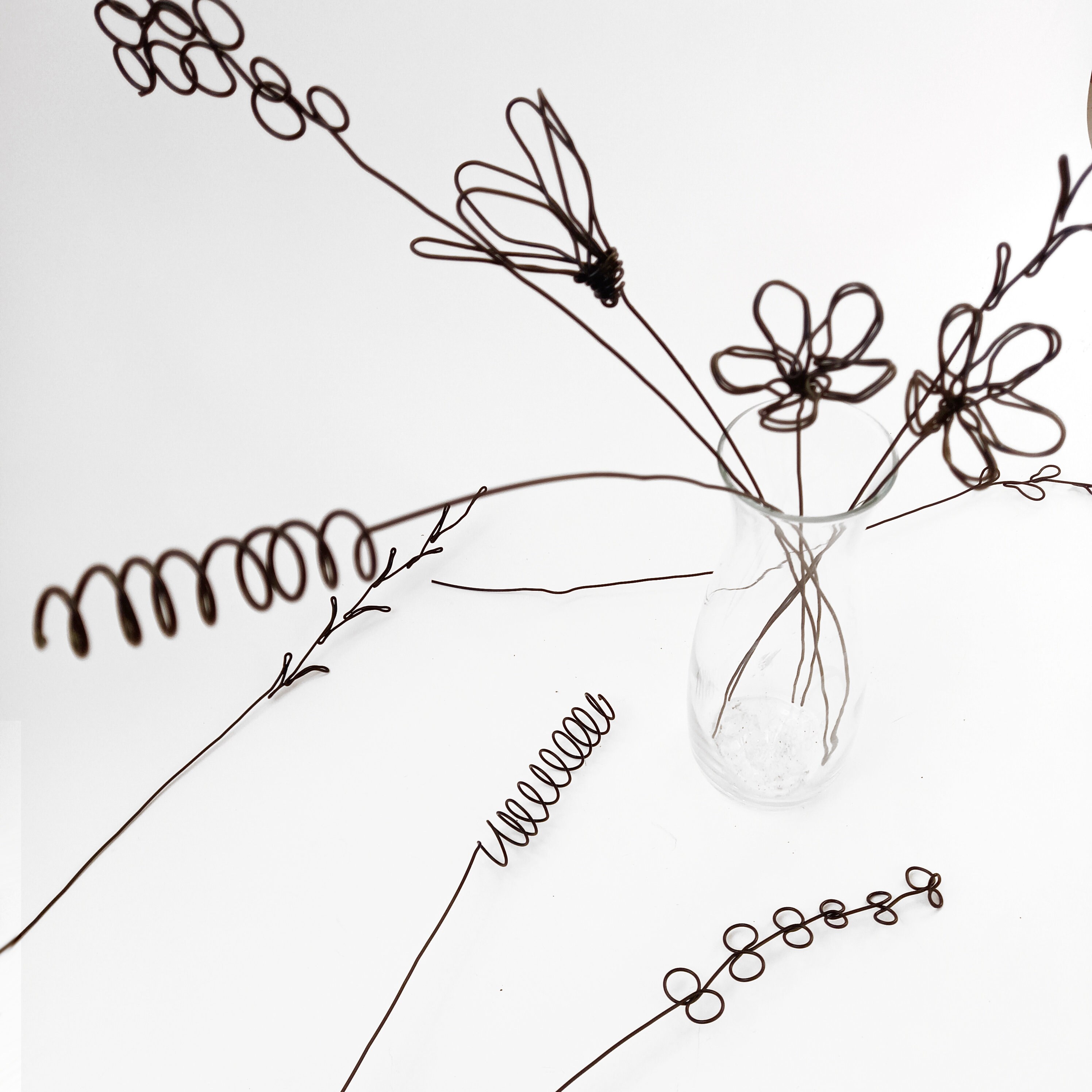 Decorative wire branch Art Objects Wire art Home decor | Etsy