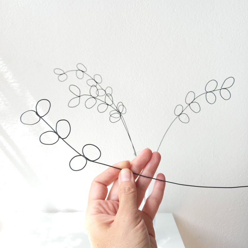 Lovely Wire Leaves Art Objects Wire Art Home Decor Authentic - Etsy
