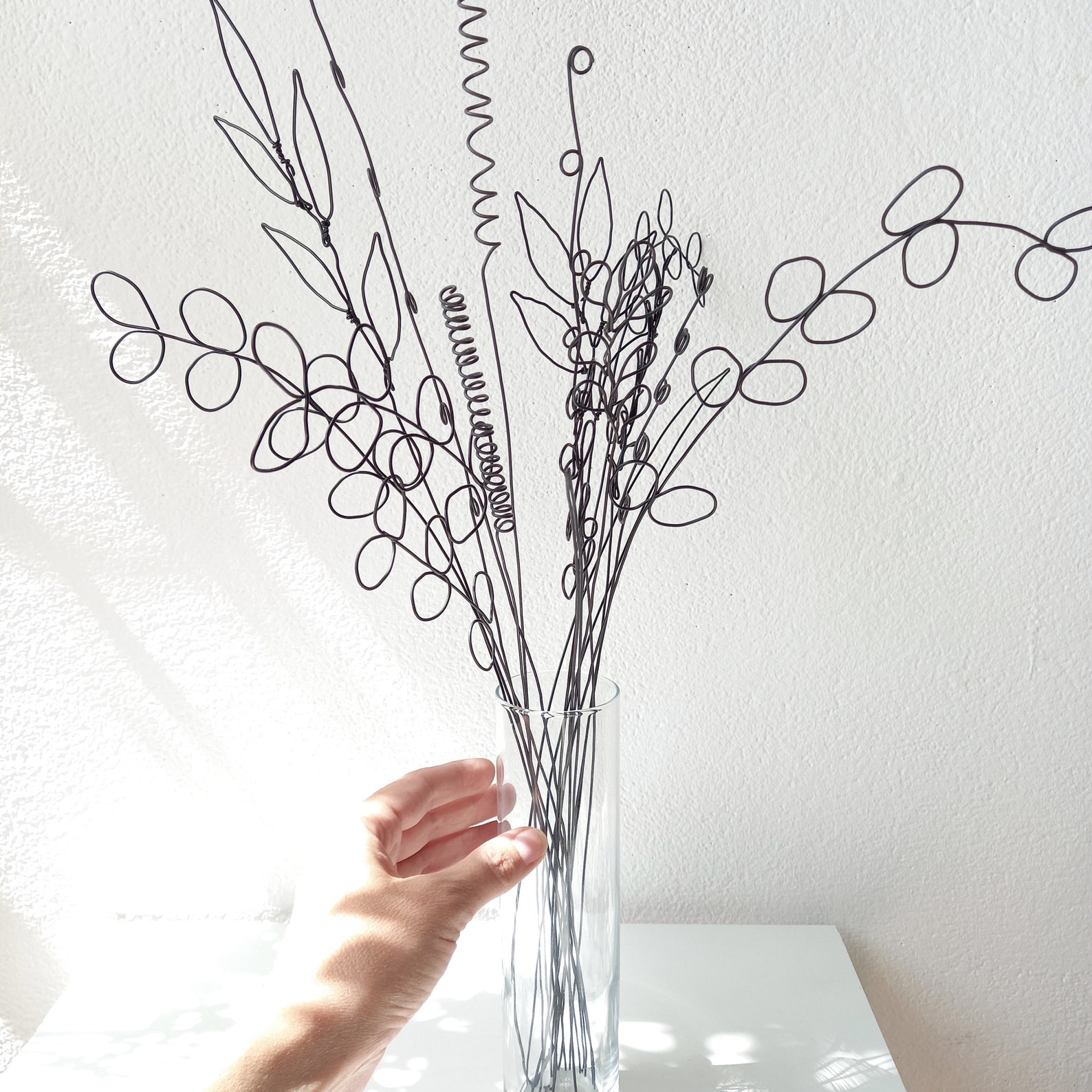Lovely Wire Leaves Art Objects Wire Art Home Decor Authentic - Etsy