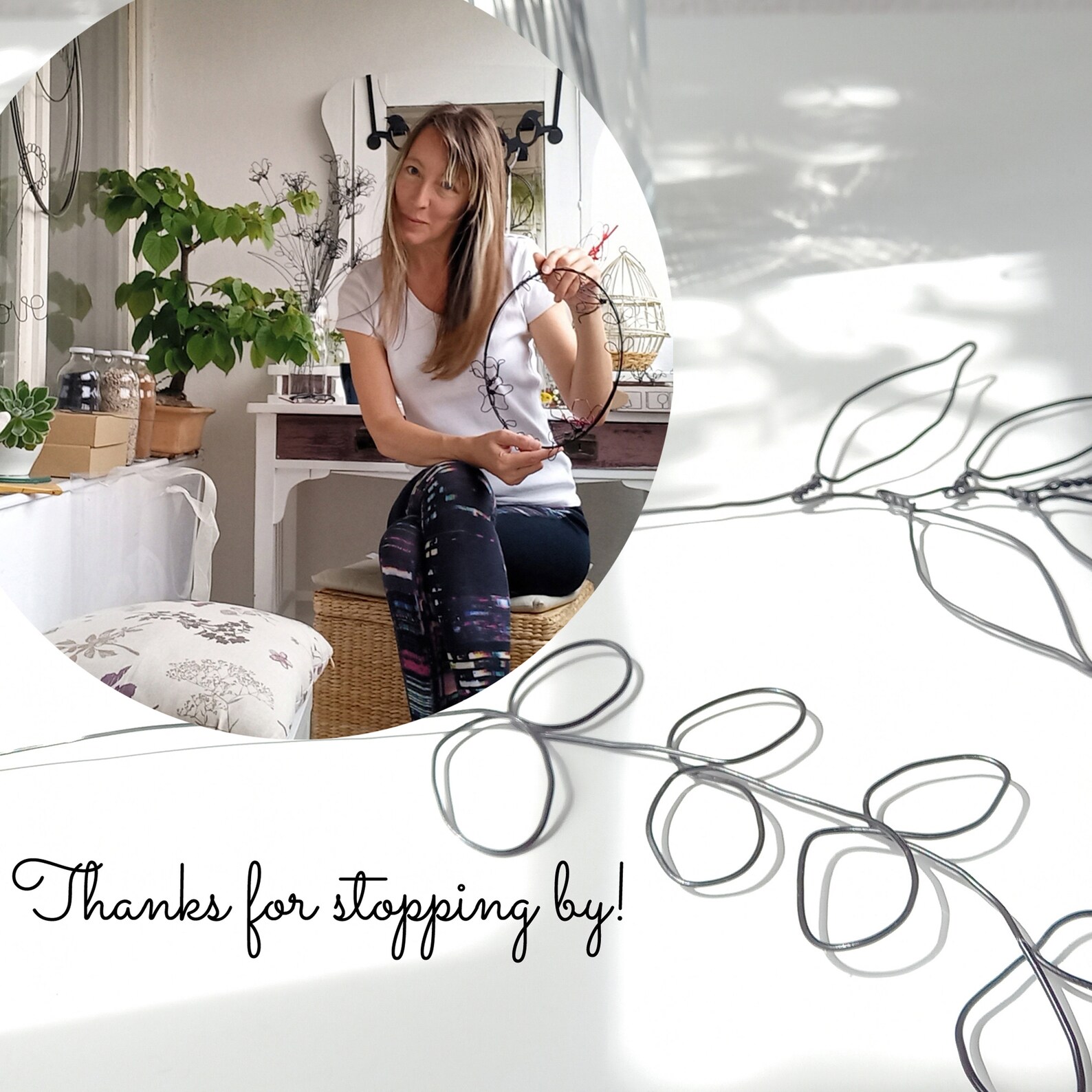 Bouquet Wire Art Flowers Lovely Home Decor Living Room - Etsy