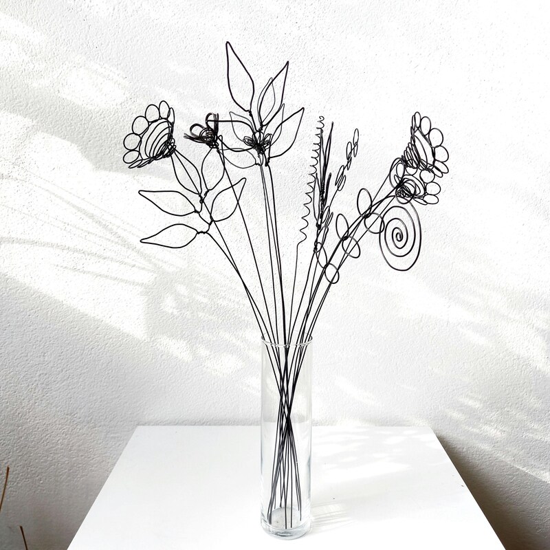 Wire Flowers - Etsy