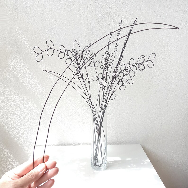 Lovely Wire Leaves Art Objects Wire Art Home Decor Authentic - Etsy