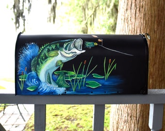 Bass Fish Mailbox | Etsy