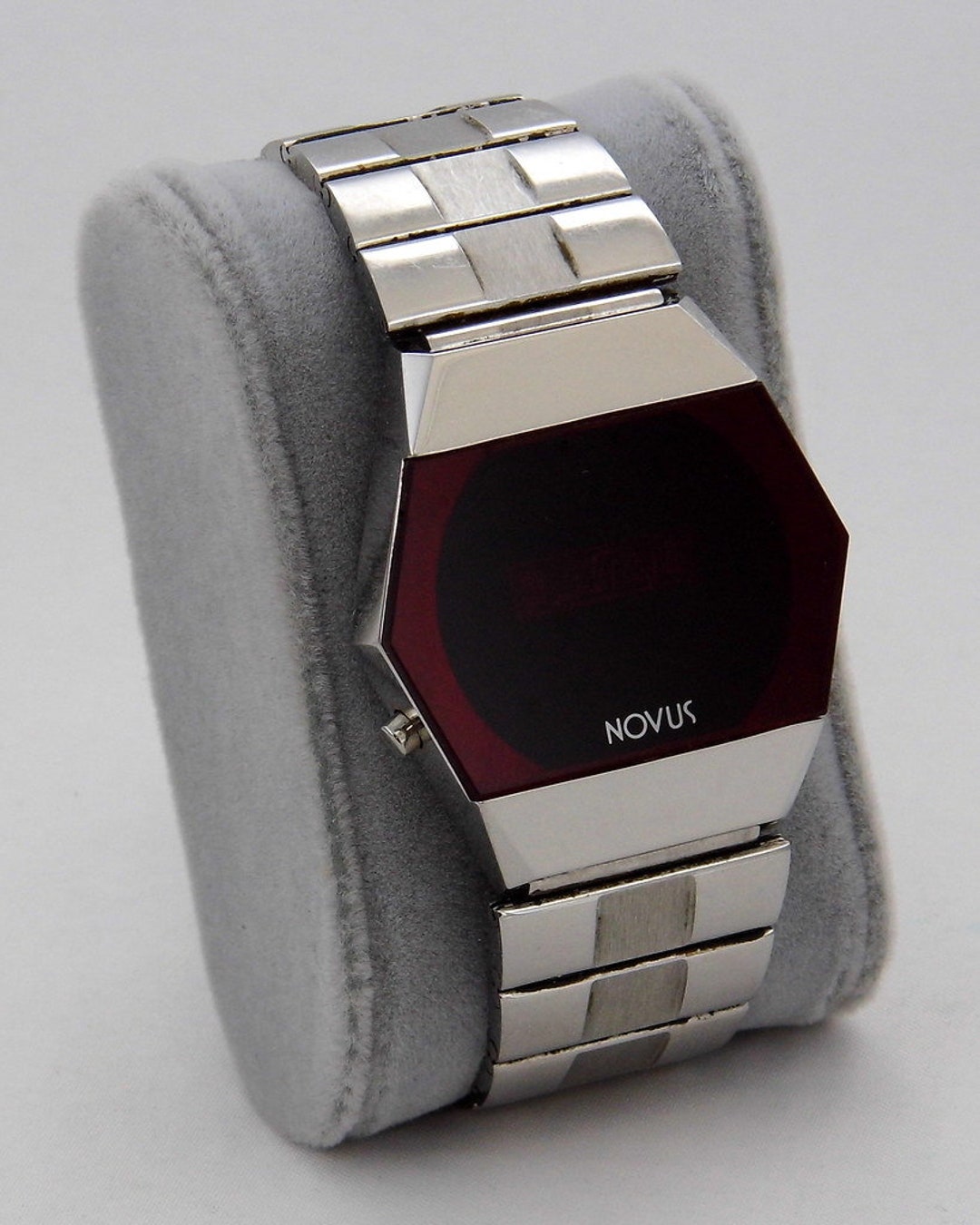 Mens Vintage Novus LED Watch Hex Shape Swiss Made - Etsy