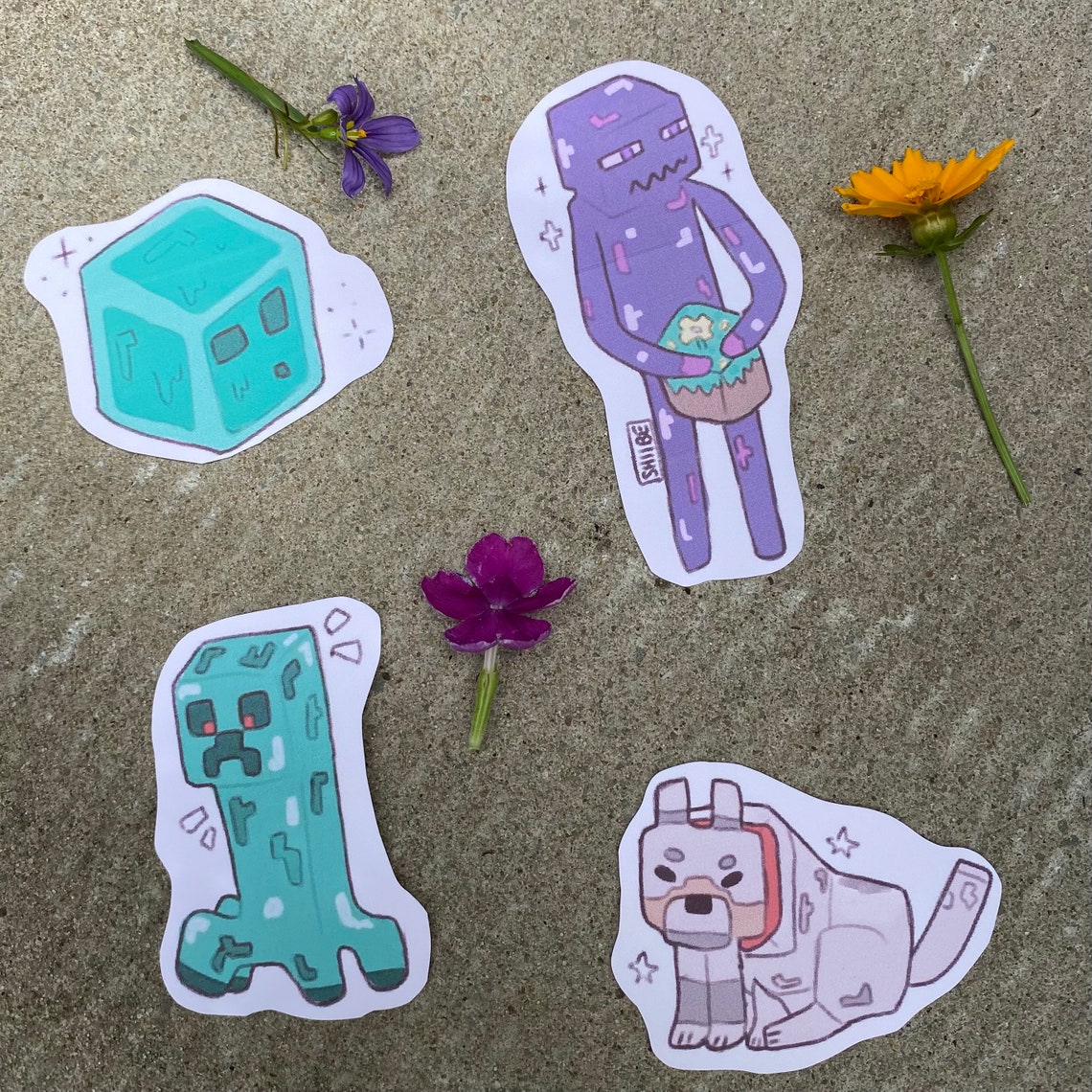 Minecraft Aesthetic Sticker Pack - Etsy UK
