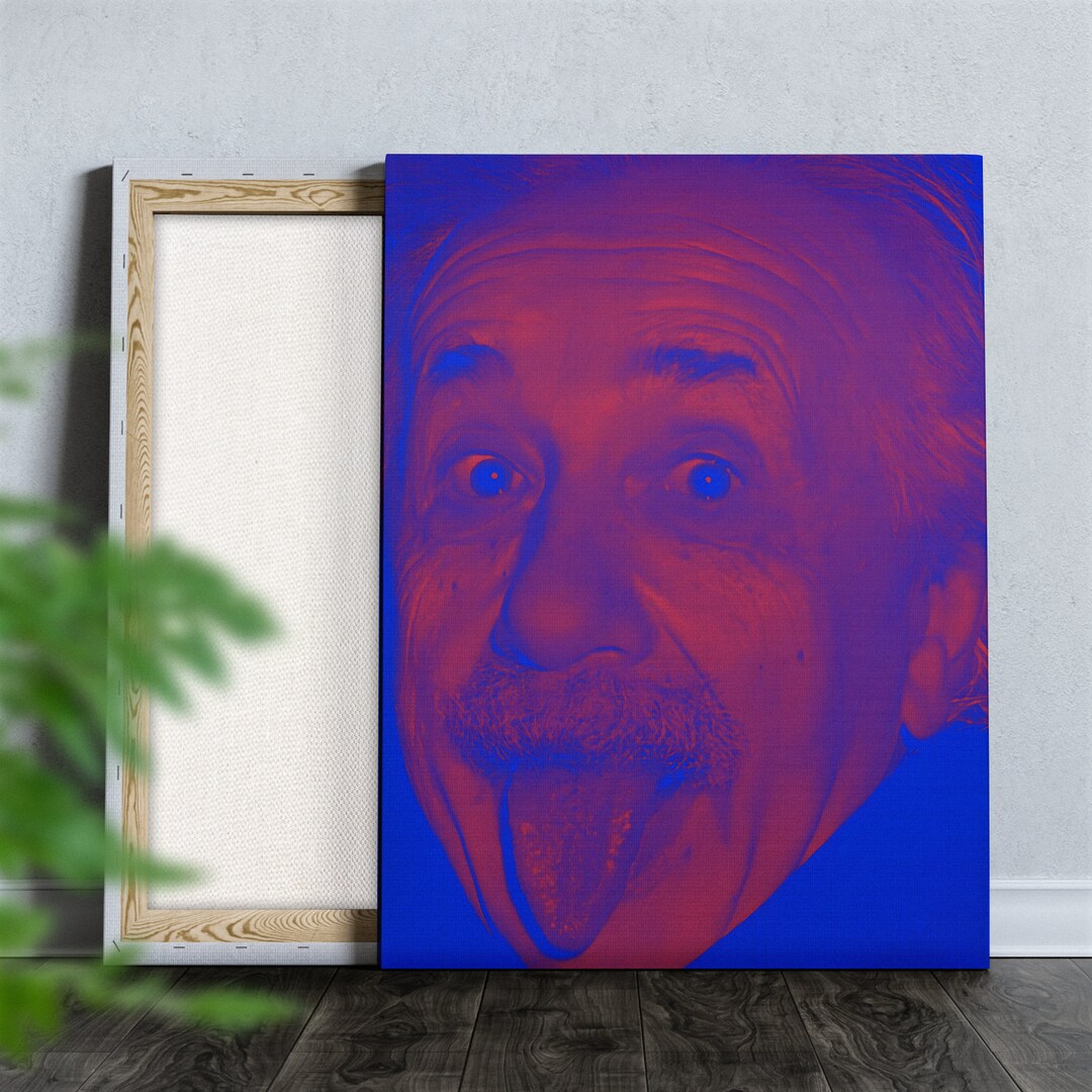 Einstein Albert Tongue Acid Pop Portrait Graphics Giclee Signature ...