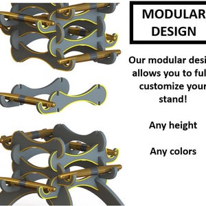 TALL PEN STAND - Samurai Style Fountain Pen Holder and Storage ...