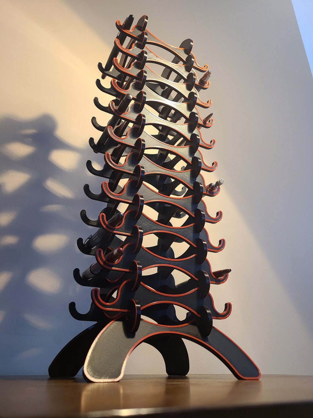 TALL PEN STAND - Samurai Style Fountain Pen Holder and Storage ...