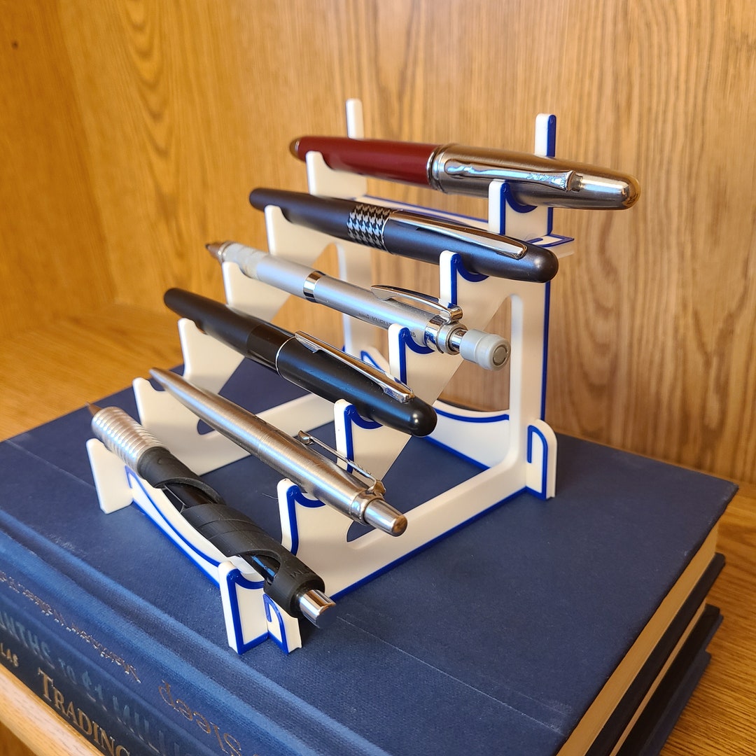 PEN DISPLAY RACK - Pen Holder and Display - Desktop Office Organizer ...