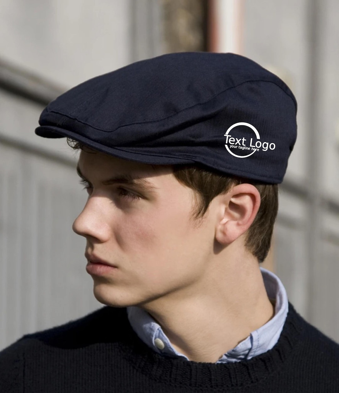 Personalized Gatsby Cap – Peaky Style Inspired Flat Cap – Custom Name ...