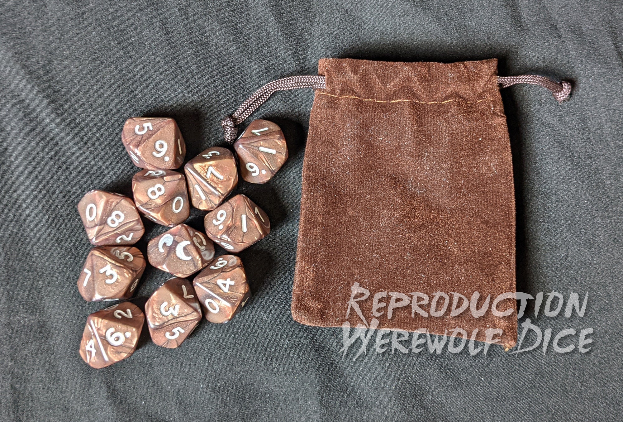 2020 Reproduction Werewolf Dice Bag Set - Etsy