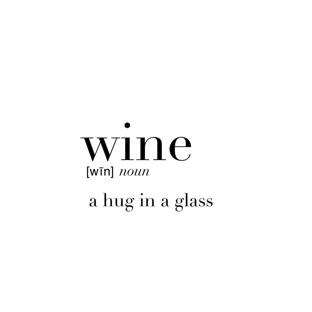 Wine: a Hug in a Glass - Etsy