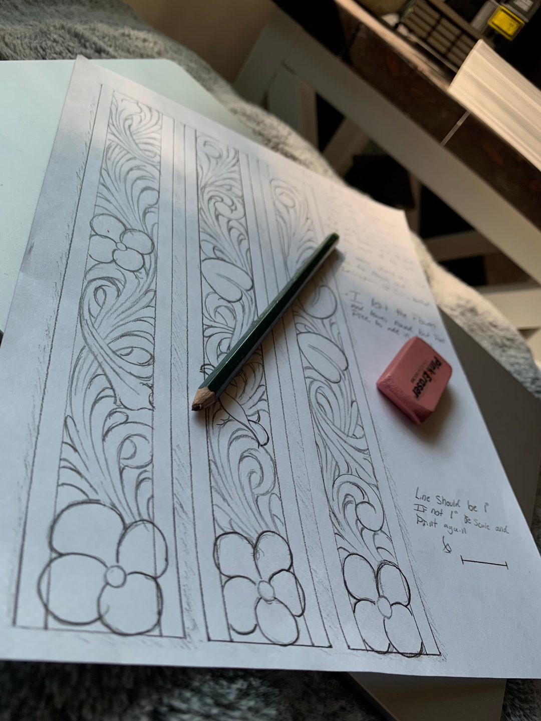 Advanced Belt Floral Tooling Pattern - Etsy